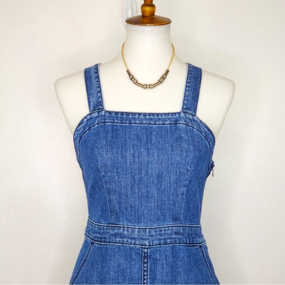 Universal Thread | Dresses | Universal Thread Denim Jean Jumper Dress 2 ...